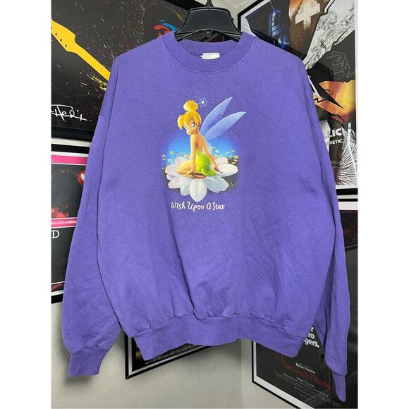 Disney | Sweaters | Vintage Y2k Disney Tinker Bell Wish Upon A Store ...